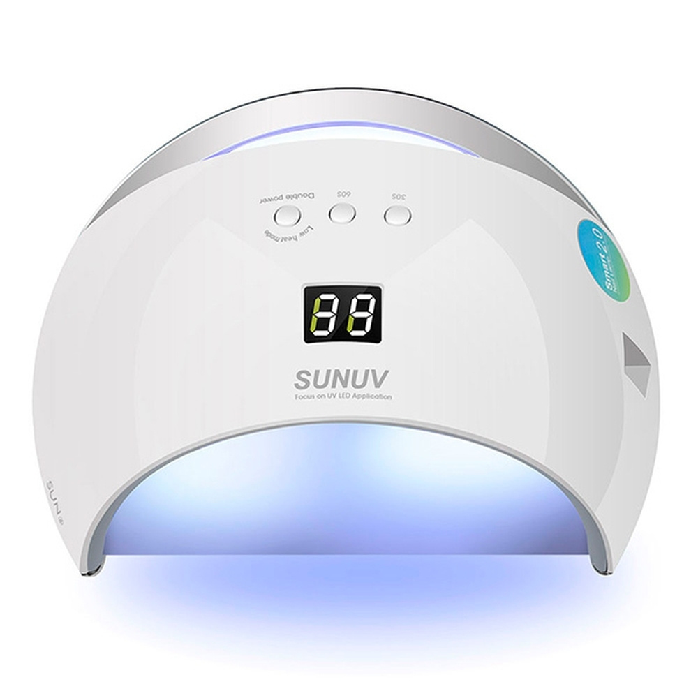 Soline Charms, Гибридная LED-UV лампа Soline Sun 6, белая, 48 Вт для ...
